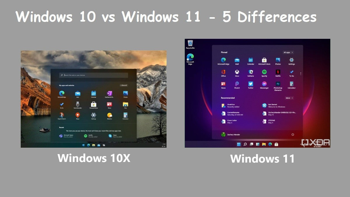 Windows 11 Vs Windows 10 Differences You Need Know