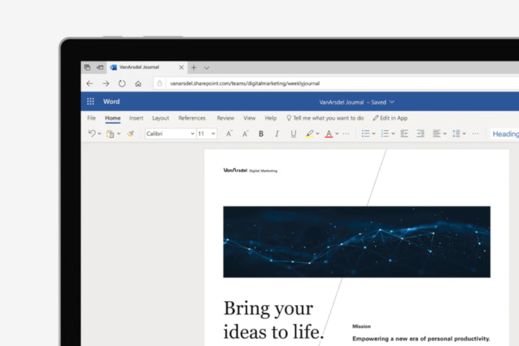 Online Word New Office 365 SSO And Word Online Export Features