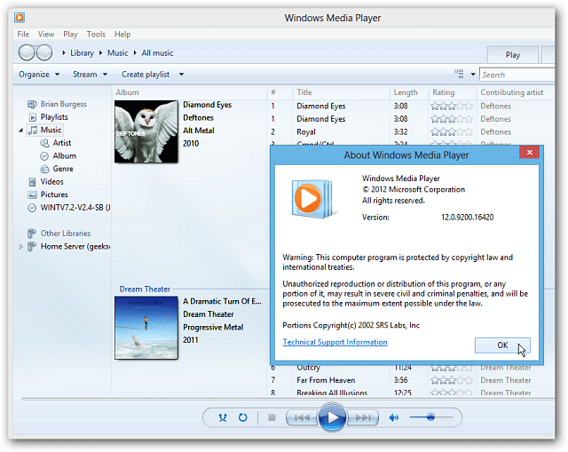 Windows Media Player 12 Logo Windows Media Player « Andysworld!