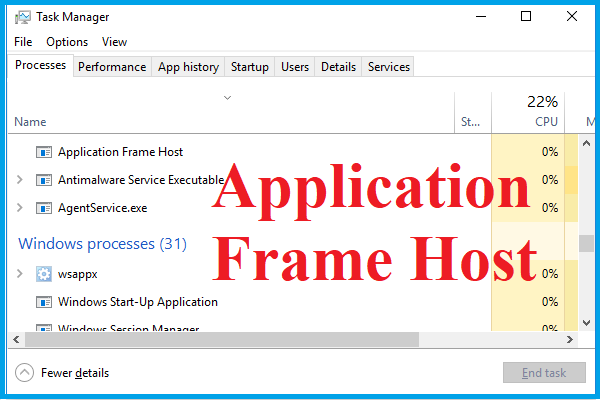 What Is The Applicationframehostexe And How To Repair It