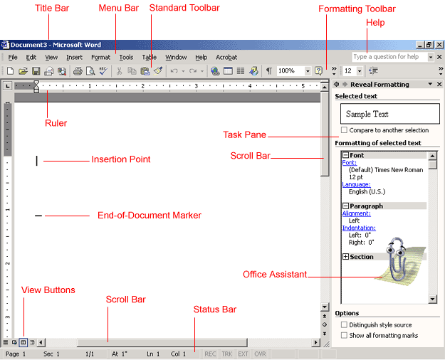 How Is The Microsoft Word 2013 Window Organized
