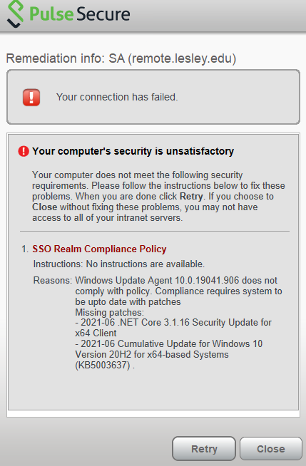 Get Pulse Secure Microsoft Store